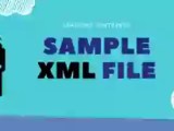 4 New Sample Xml File Learning Container