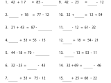 Simple To Complex Elementary Math Worksheets Learning Printable