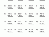 Fifth Grade Math Worksheets Addition To Decimals Learning Printable