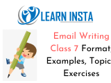 Email Writing Format Class 7 Examples Questions