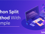 Python Split Method With Example Learnovita