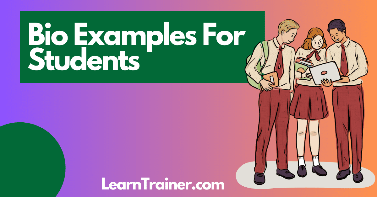 Improve Your Student Bio Writing with Our Expert Examples ...