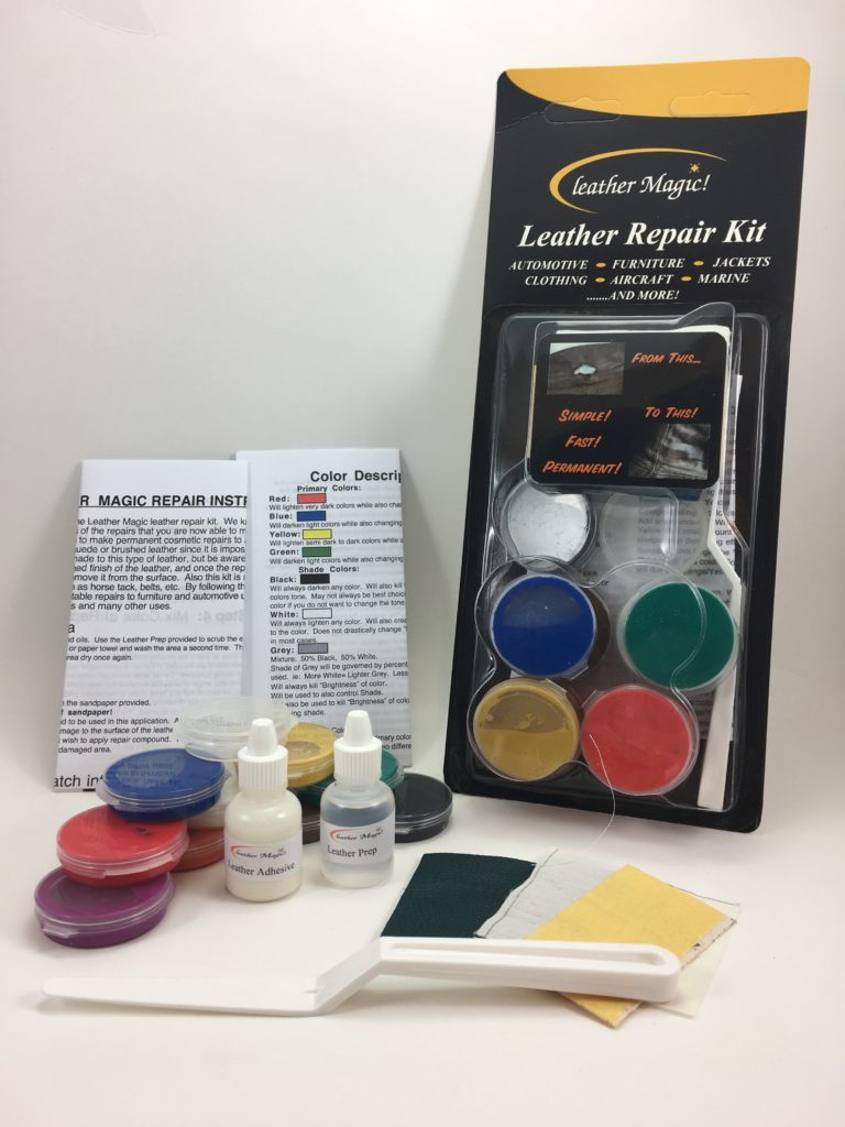 Quick Fix Leather Repair Kit - Leather Repair Kits Leather Restoration ...