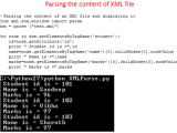 Lessons On Python With Example Python Xml Concepts Lessons2all
