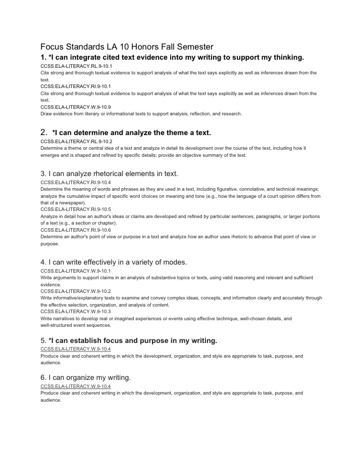Learning Logs: Reporting Progress in the P-180 Gradeless Classroom ...