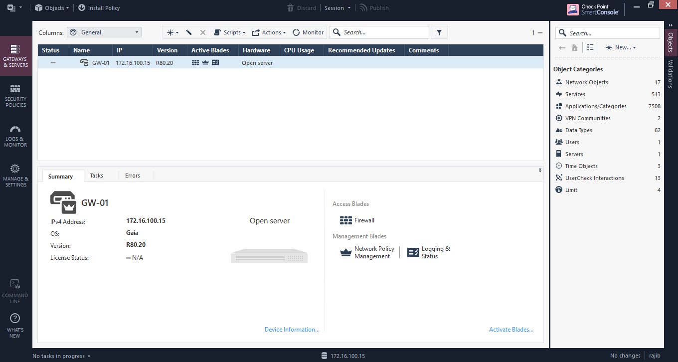 Como instalar o firewall do Check Point Gaia R80.20 – Blog de Ti