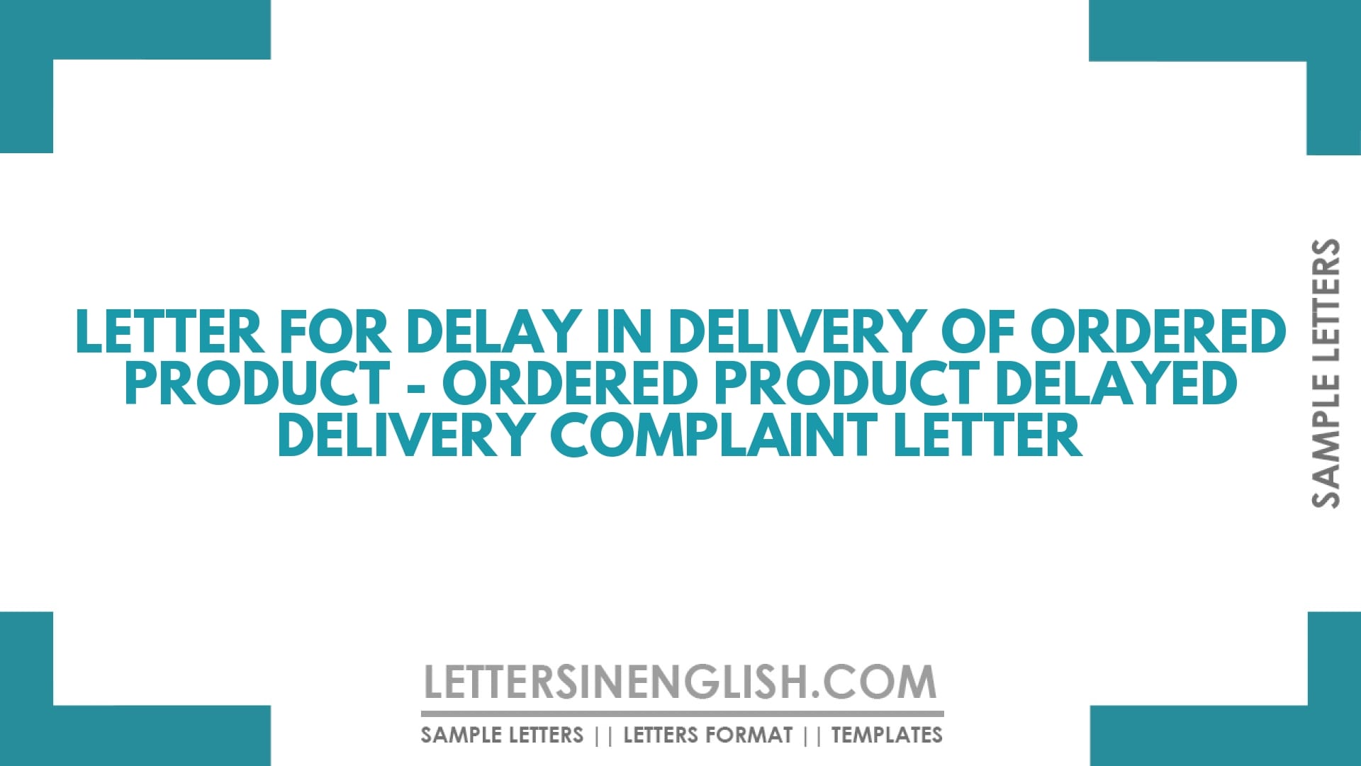 Complaint Letter For Wrong Delivery Of Products Sample Complaint Letter Regarding Wrong complaint-letter-for-wrong-delivery-of-products-sample-complaint-letter-regarding-wrong