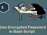 How To Use Encrypted Password In Bash Script