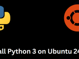 A Quick Guide On How To Install Python 3 On Ubuntu 24 04