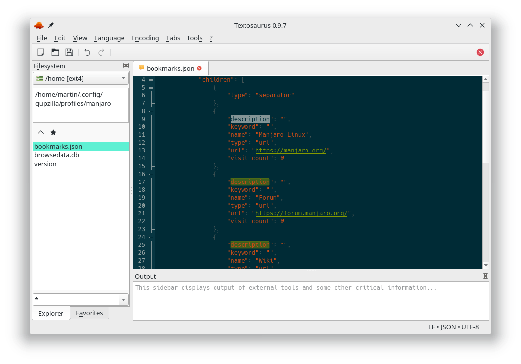 Textosaurus Simple Cross Platform Utf 8 Text Editor Based On Qt And Scintilla Linuxlinks