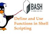 How To Define And Use Functions In Linux Shell Script