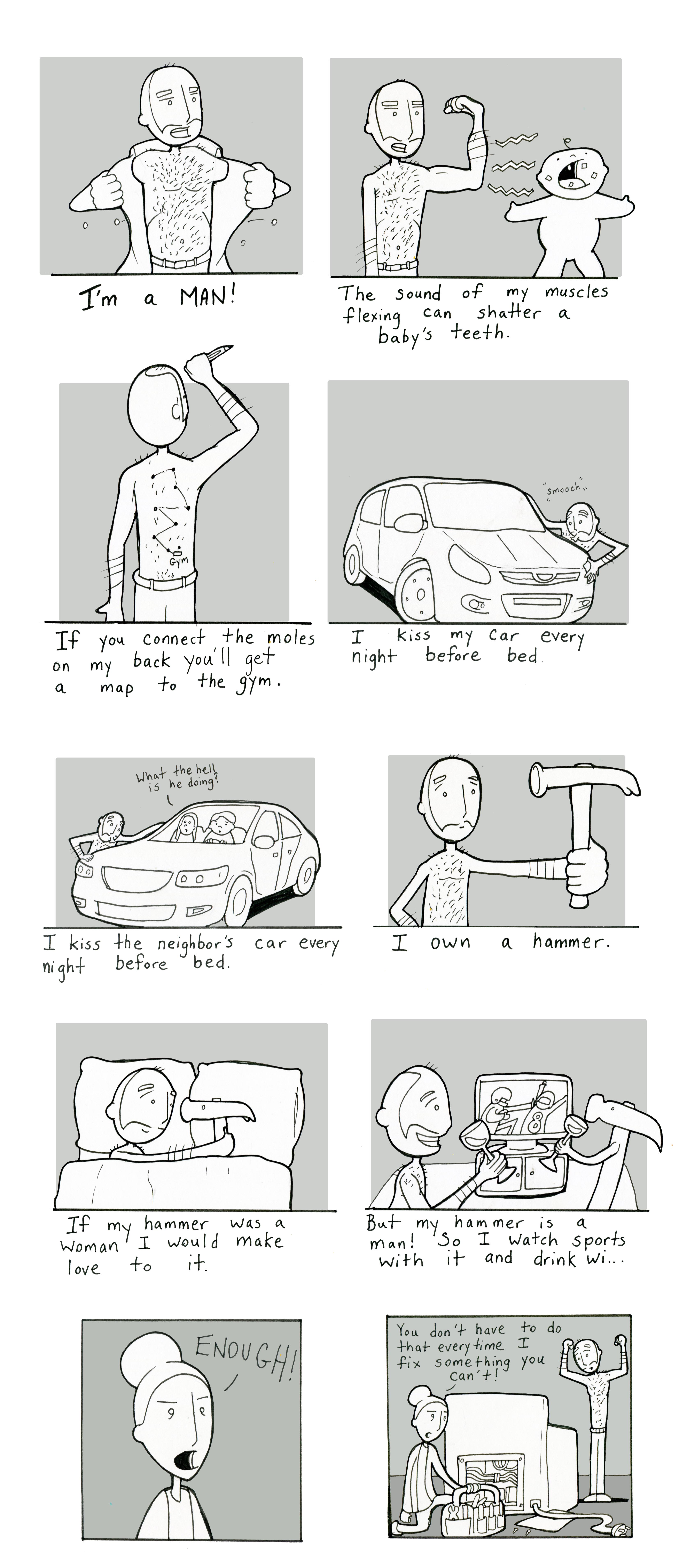 Lunarbaboon Comics Man