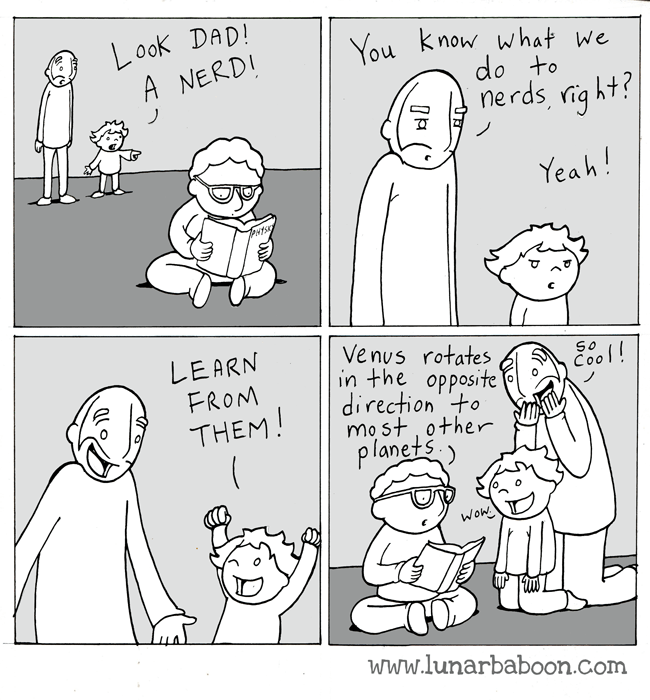 Lunarbaboon Comics Nerd