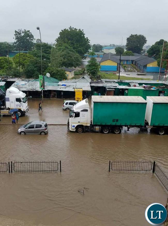 Zambia : Flooding in some parts of Lusaka