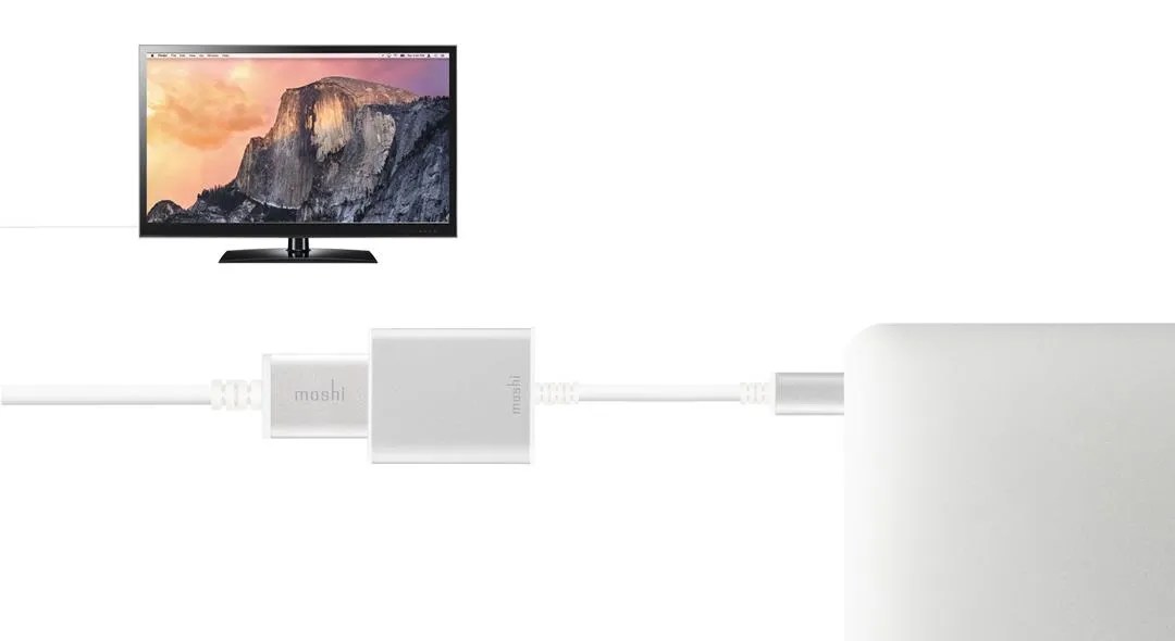 Moshi USB-C To HDMI 4K Video Adapter | Mac-Ave