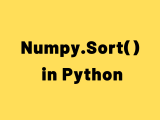 Numpy Sort In Python Machine Learning Plus