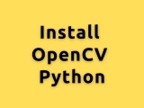 Opencv Introduction To Opencvpython Tutorials Tutorial Python