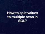 Sql Split String Into Rows Without Function At Vaughn Gurule Blog