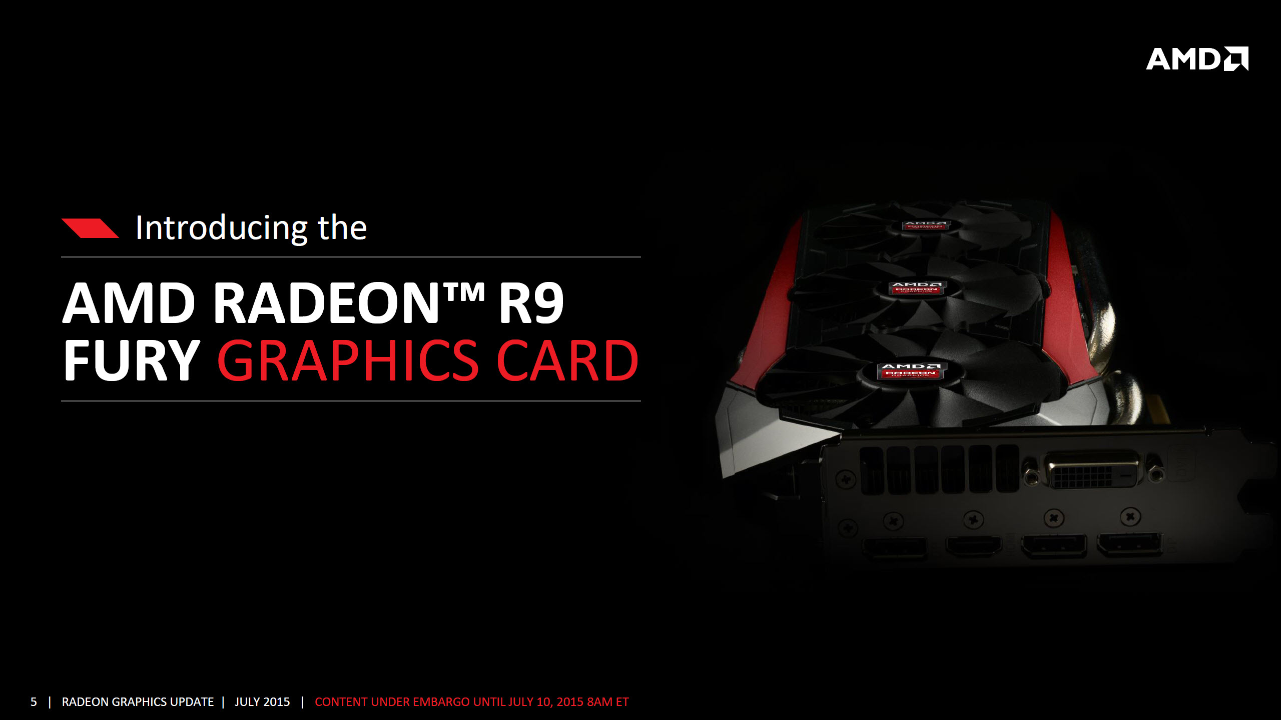 AMD lanza la Radeon R9 Fury (Datos oficiales y Reviews)