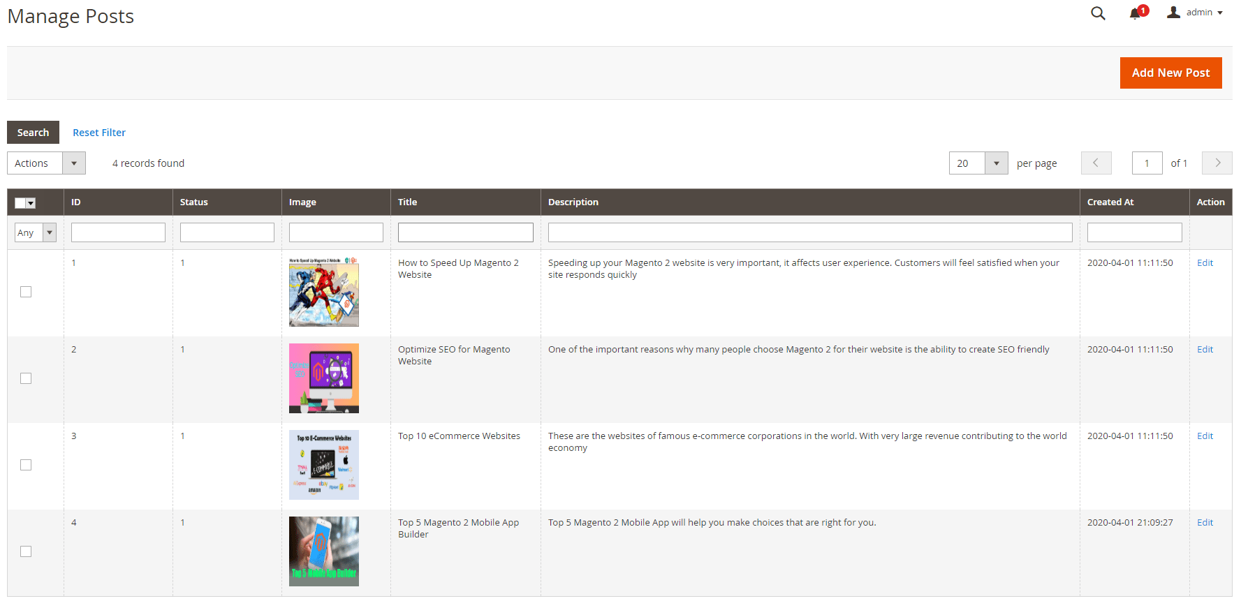 How To Custom Admin Grid In Magento 2 Magetop Blog