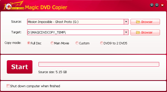 How to Select Magic DVD Copier Copy Mode? | DVD Moive Ripper