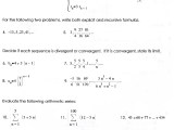 Sequences And Arithmetic Series Practice Problems