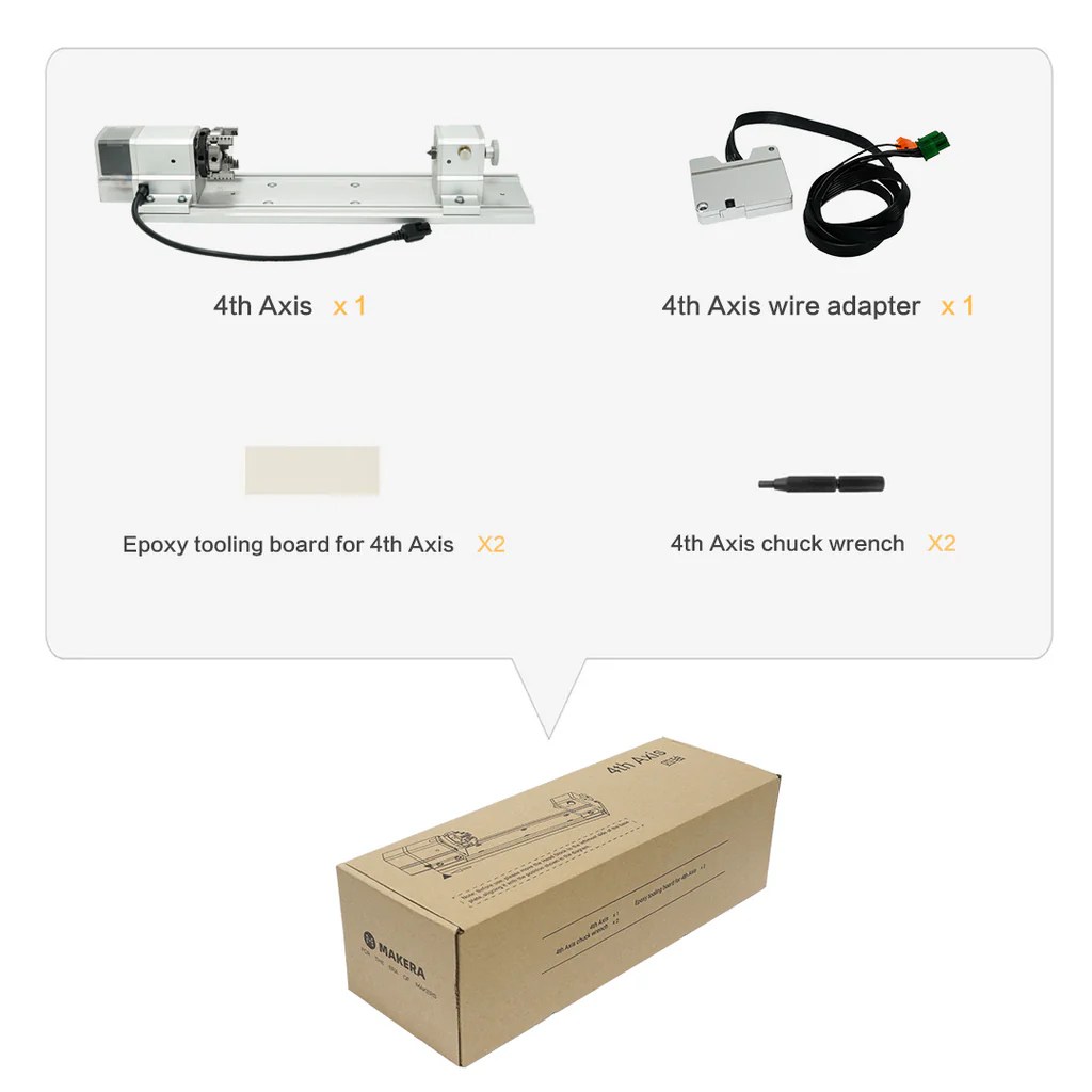 Carvera 4th Axis Module Enhance Cnc Precision