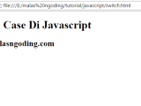Belajar Javascript Part 10 Switch Case Di Javascript