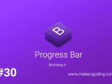 Tutorial Bootstrap 4 30 Progress Bar Bootstrap 4 Malas Ngoding
