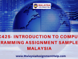 Csc425 Introduction To Computer Programming Assignment Sample Uitm Malaysia