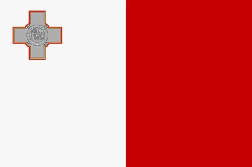 The Malta flag and the George Cross