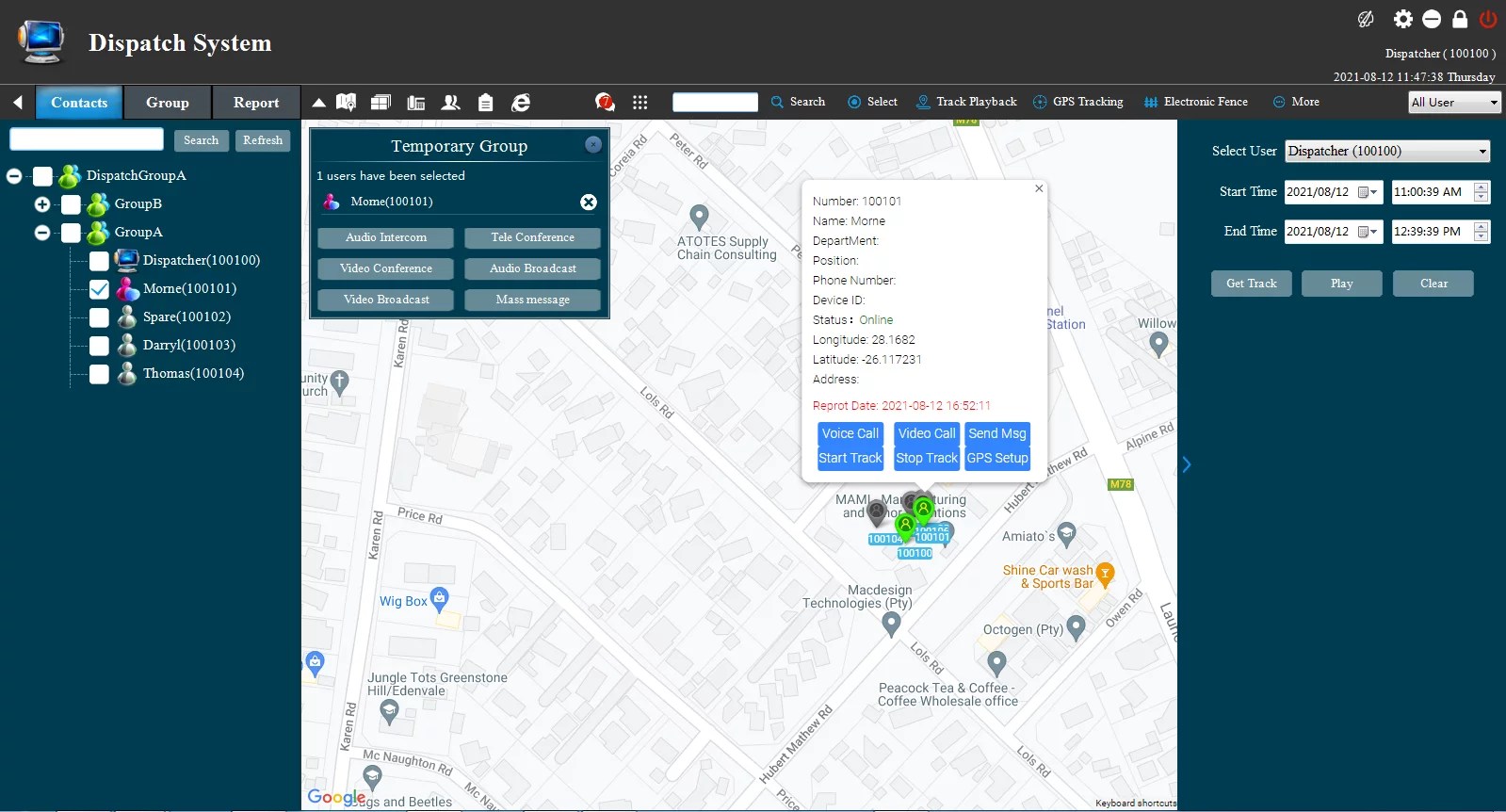 Real POC Dispatching Software - MAMI - Security Systems South Africa