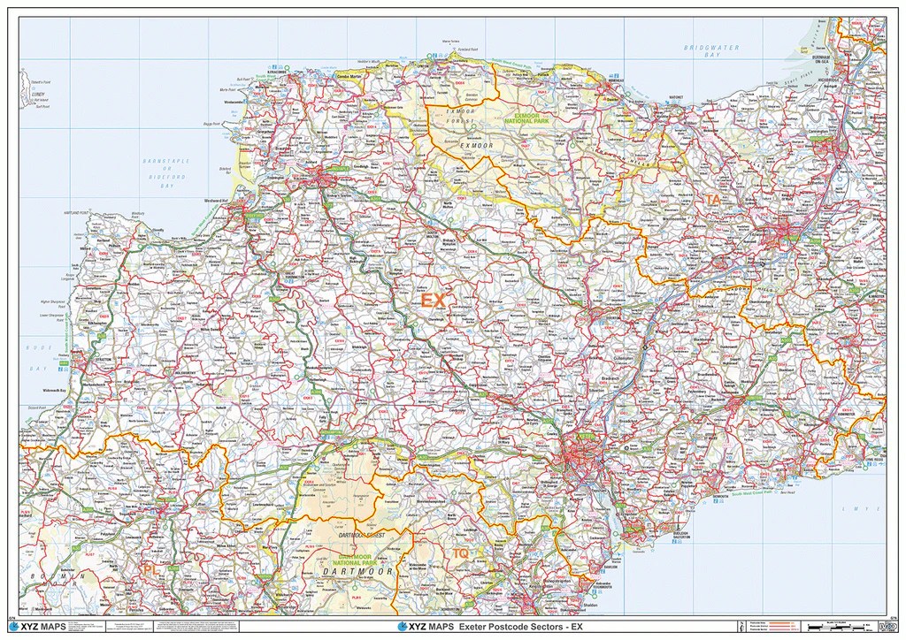Exeter Postcode Map Ex Map Logic