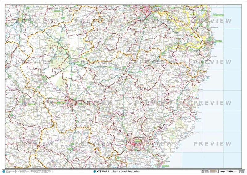 Ip Postcode Map For The Ipswich Postcode Area Gif Or Pdf Download Map