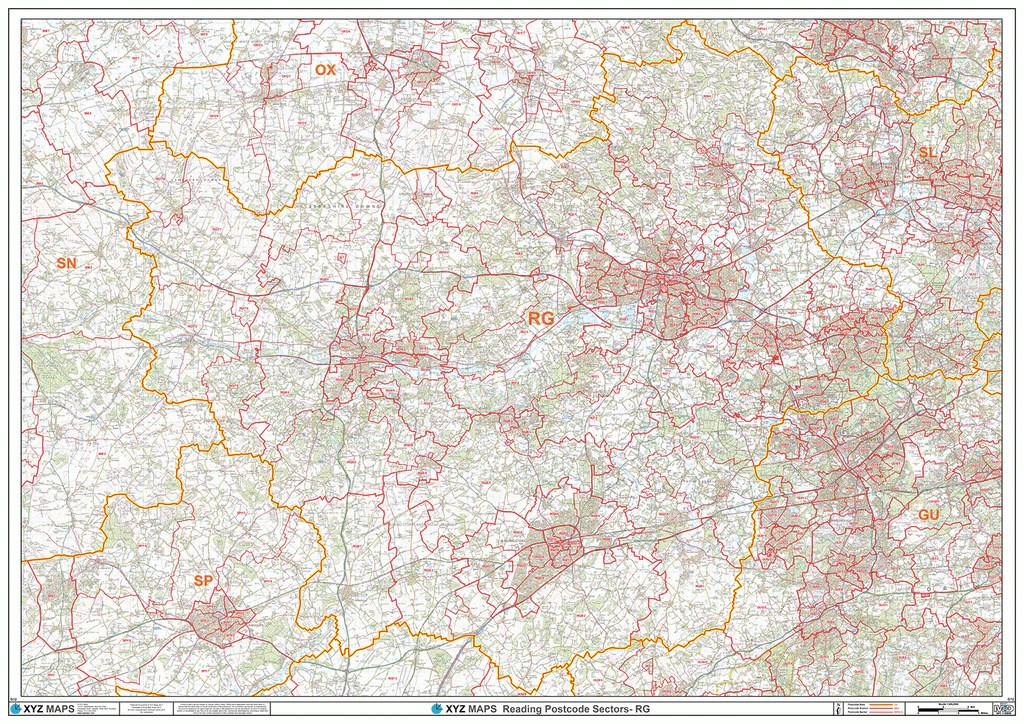 Reading Postcode Map Rg Map Logic