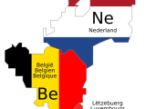 Benelux Schematic Map Mapsof Net