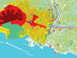 Genoa Map Mapsof Net