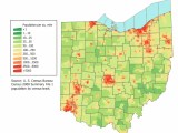 Ohio Population Map Mapsof Net