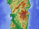 Topographic Map Of Sardinia Mapsof Net