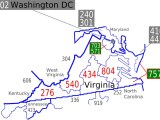 Area Code Va Mapsof Net