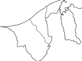 Brunei Districts Blank Mapsof Net