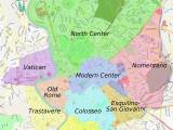 Districts Of Rome Map Mapsof Net