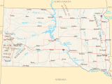 South Dakota Reference Map Mapsof Net