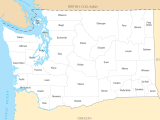 Map Washington Counties