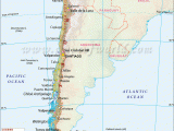 Printable Map Of Chile