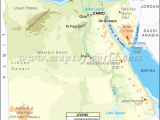 Physical Map Of Egypt Egypt Physical Map