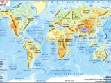World Physical Map Physical Map Of The World
