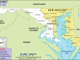 410 Area Code Map Where Is 410 Area Code In Maryland