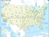 Usa Area Codes Map Phone Number Regions