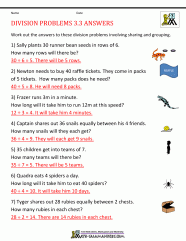 Multiplication And Division Word Problems 5Th Grade 5th Grade Multi 